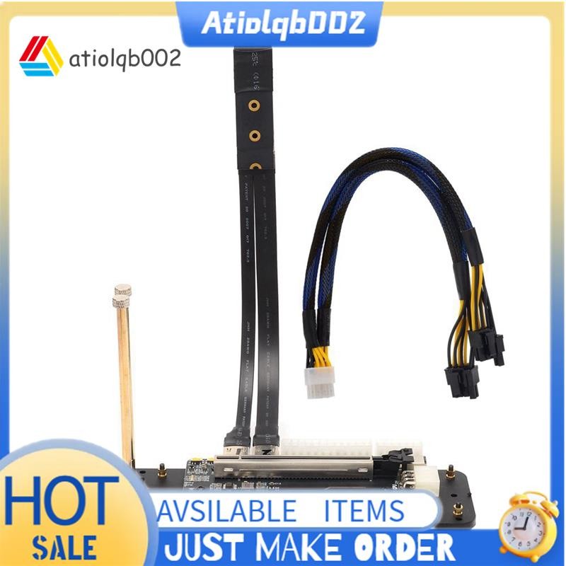 แล็ปท็อปกราฟิกการ์ดภายนอก EGPU PCI-E 3.0 X16 ถึง M.2 NVMe สายวงเล็บ ...