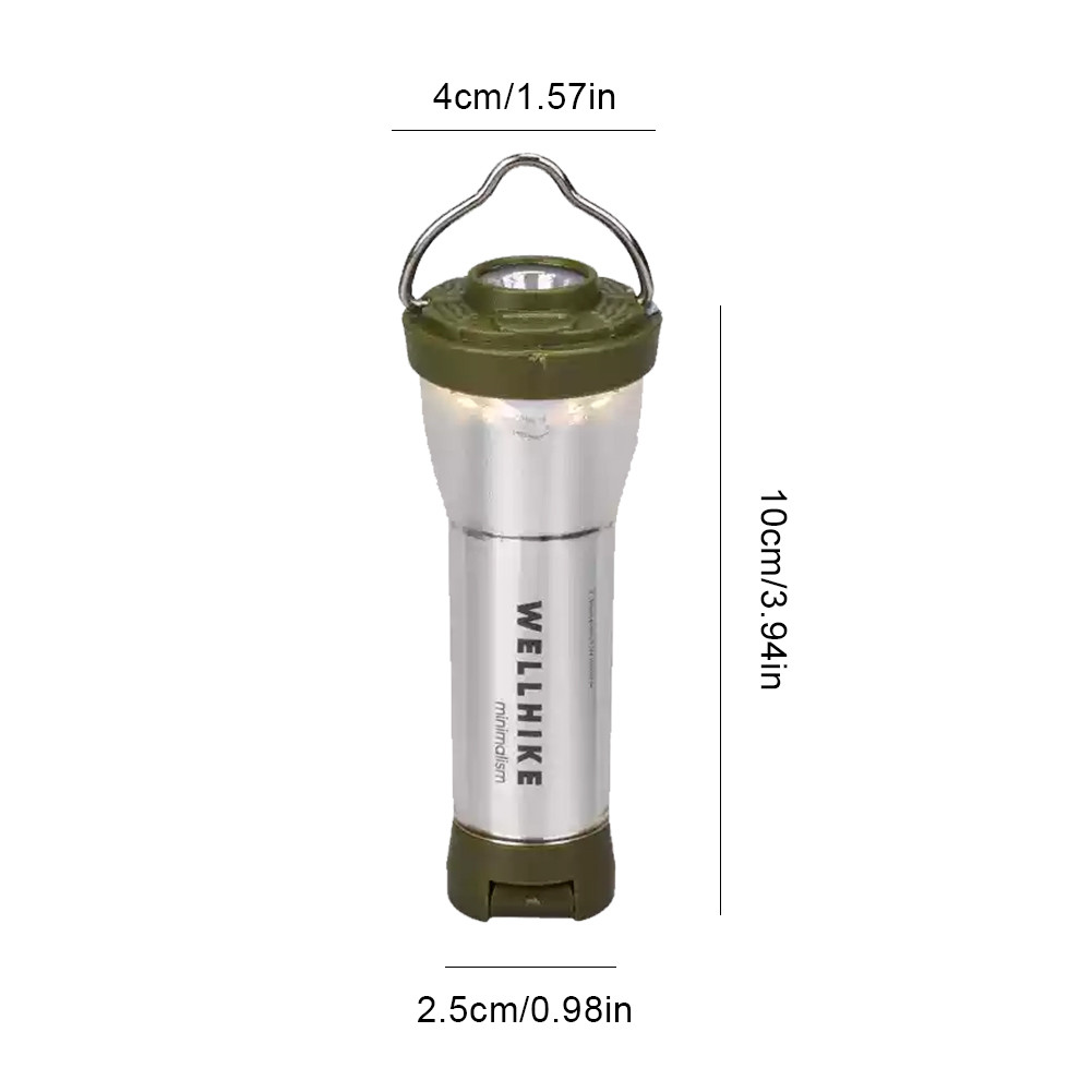 WELLHIKE ไฟแคมป์ปิ้ง LED GoalZero พร้อมฐานแม่เหล็กและชาร์จ USB ไฟฉายพกพาสำหรับแคมป์ปิ้ง, การเดิน ...