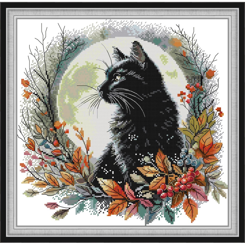 Joy Sunday Stamped Cross Stitch Ktis DMC Threads ชุดปักครอสติสจีน DIY ...