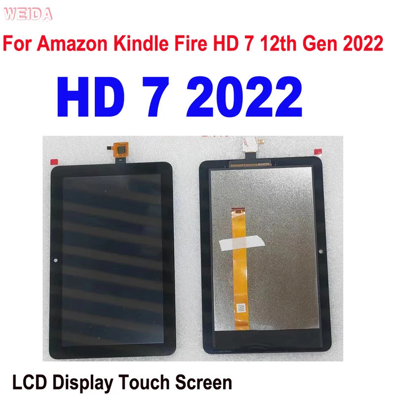 7'' AAA+ สำหรับ Kindle Fire HD 7 2022 LCD HD 7 HD7 รุ่นที่ 12 2022 HD 7 ...