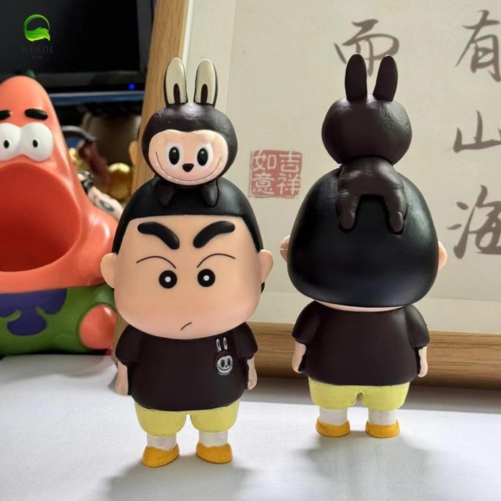 RTADI Labubu Crayon Shin-Chan รูป, PVC ตุ๊กตารูปปั้น Crayon Shin-Chan ...