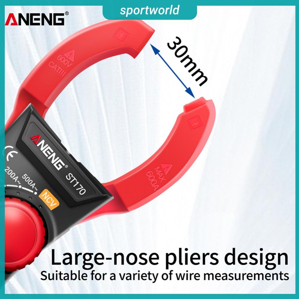 【ส่งจากกรุงเทพ】แคลมป์มิเตอร์ดิจิตอล ANENG ST170 Digital clamp meter ...