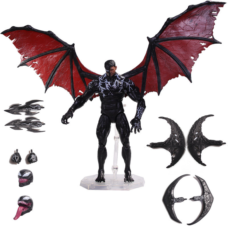 20 ซม.Marvel Superhero รูป Venom Wings Venom Joint Movable ชุดตกแต่งอิน ...