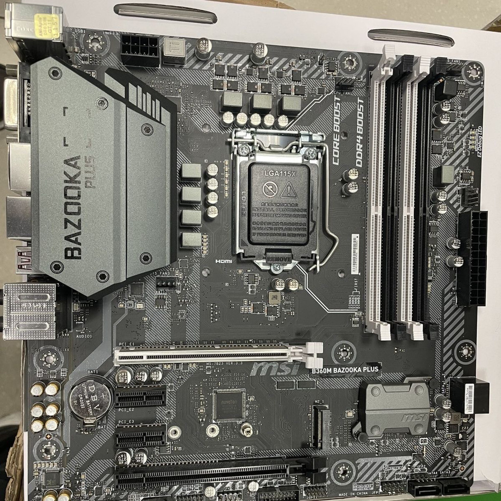 MSI b360m bazooka PLUS รองรับการรับประกัน3เดือนสำหรับซีปูจิรุ่น8.9 ...