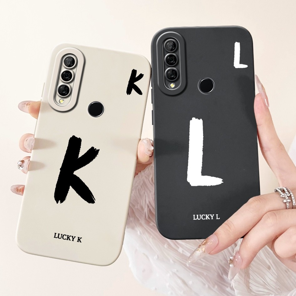 ตัวอักษรน่ารักปลอกสําหรับ Huawei Y9 Prime 2019 STK-L21 STK-L22 STK-LX3 ...