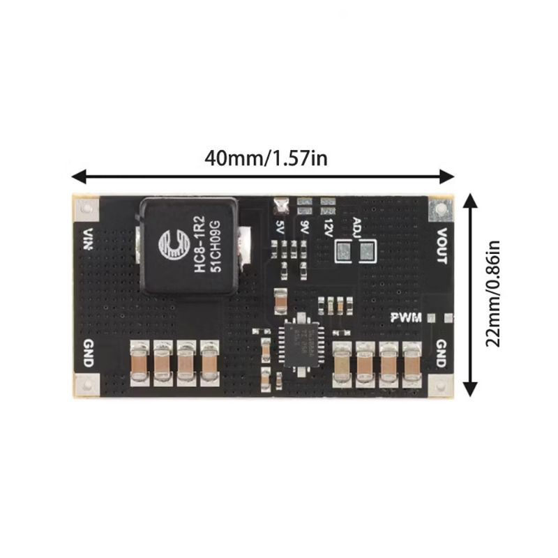 ( SAMSound ) Step up 5V 9V 12V กระแส 10A switching power supply booster ...