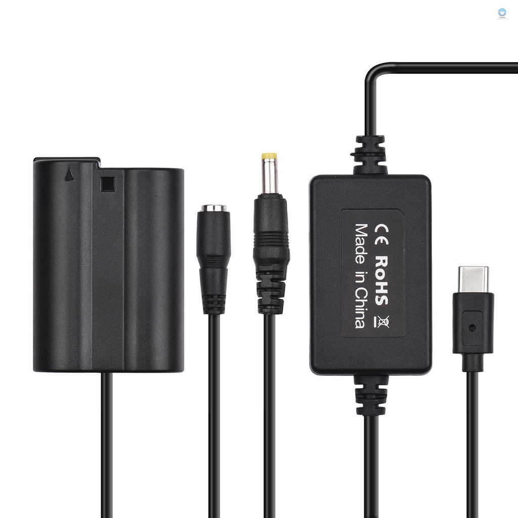 PD USB Type-C สาย EP-5B Dummy แบตเตอรี่ DC Coupler EN-EL15 สําหรับ Z7 ...