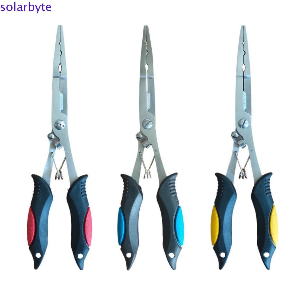 SOLARBYTE คีมปากปลา Hook คีมเหล็กเครื่องตัดเส้น Vise คีม Multi-functional ยาวคีมสแตนเลส | Shopee ...