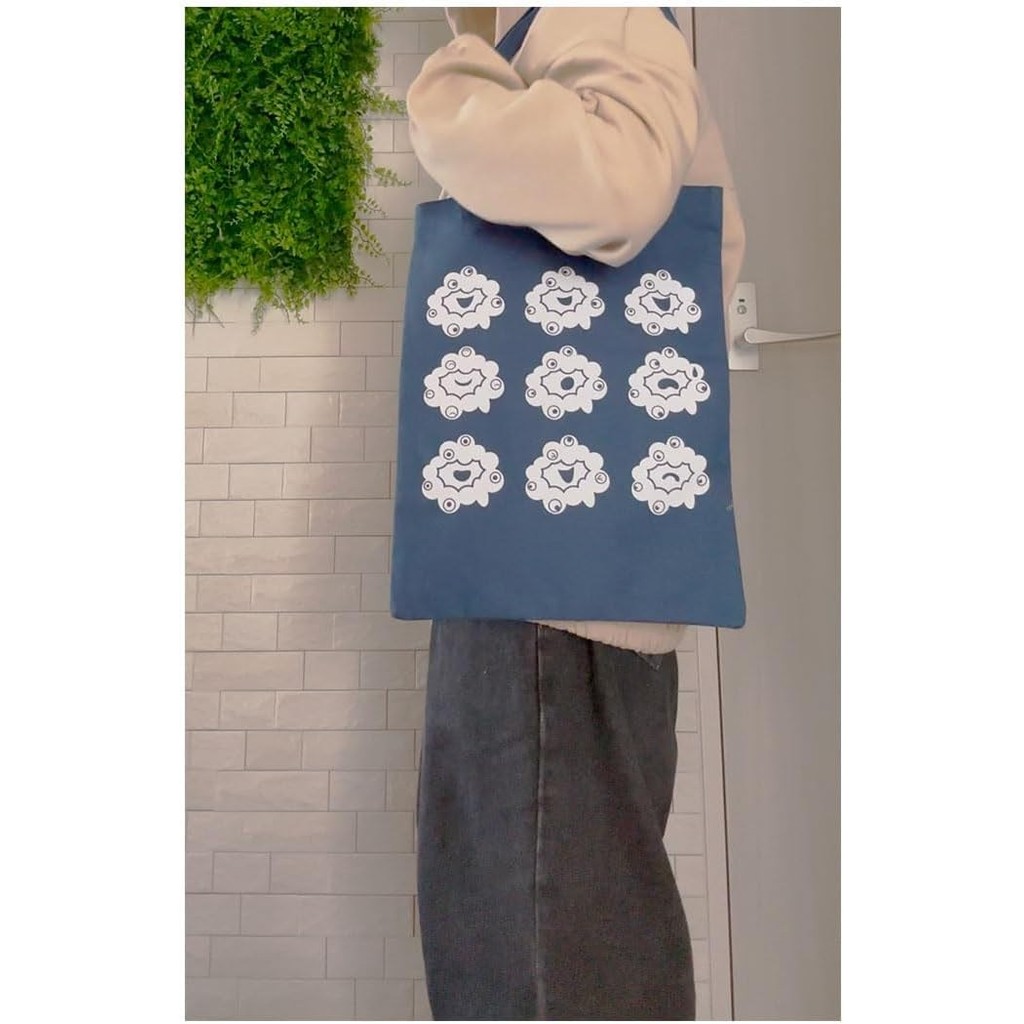 (ส่งตรงจากญี่ปุ่น) EXPO2025 Myaku-Myaku Moda Tote Bag – Face Navy ...