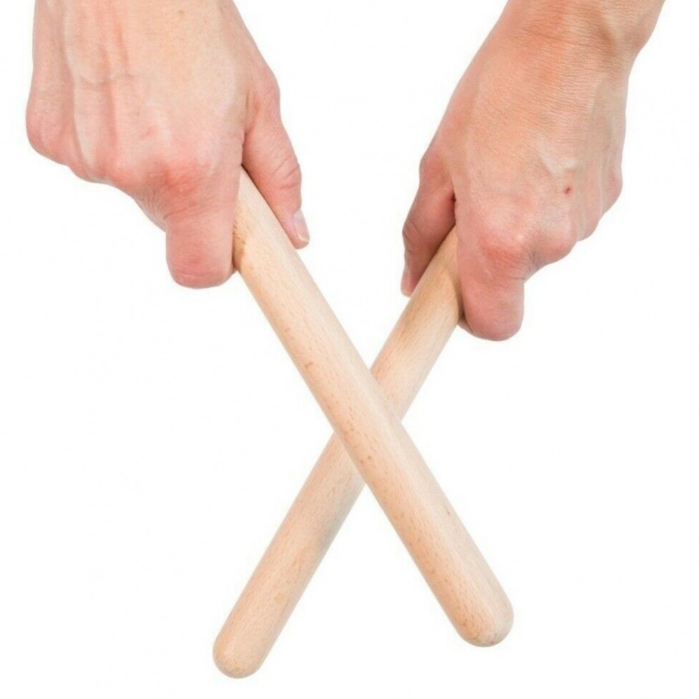 【AMANDA】Drum Sticks Rhythm Sticks Toddler Beginners Claves Education ...