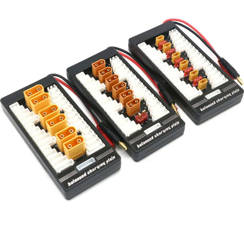 XT60 XT30 XT90 T-Plug EC3 EC5 Parallel Lipo Battery Charging Board 2-6S for ISDT Q6 PL6 PL8 ...