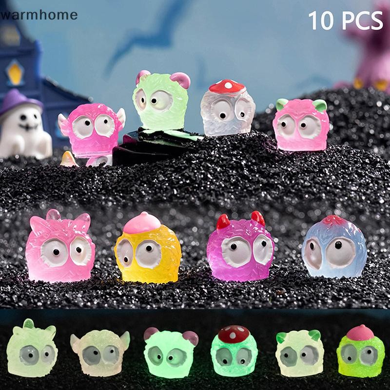 [warmhome] 10 ชิ้นเรืองแสงใน Dark Miniature Fairy ตุ๊กตาเครื่องประดับ ...