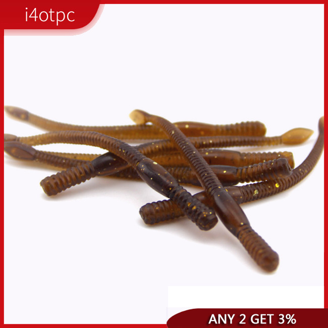 I4otpc 5 ชิ้น/เซ็ตเหยื่อตกปลาซิลิโคน 8 ซม.ไส้เดือนเหยื่อปลอมตกปลาชุดเหยื่ออ่อนอุปกรณ์ตกปลา ...