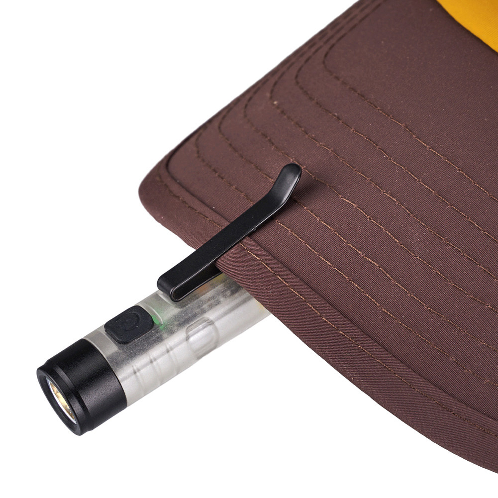 WELLHIKE ไฟฉายมินิ LED แบบพกพา พร้อมตะขอแม่เหล็ก ชาร์จไฟด้วย Type-C ไฟฉายพกพาสำหรับแคมป์ปิ้ง ...