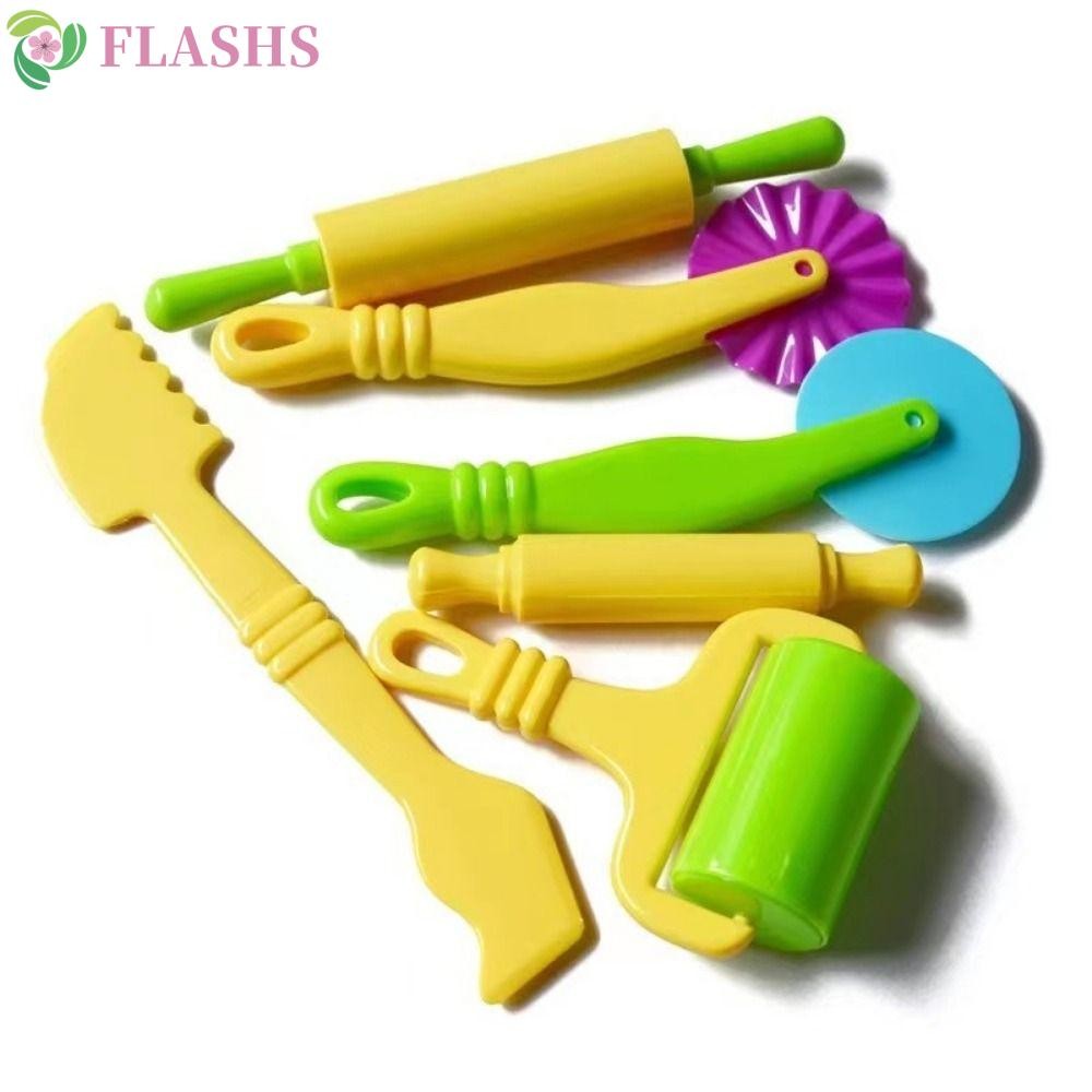 FLASHSYN Playdough Model Tool, Plastic 3D 3D Plasticine Tools, Slime ...