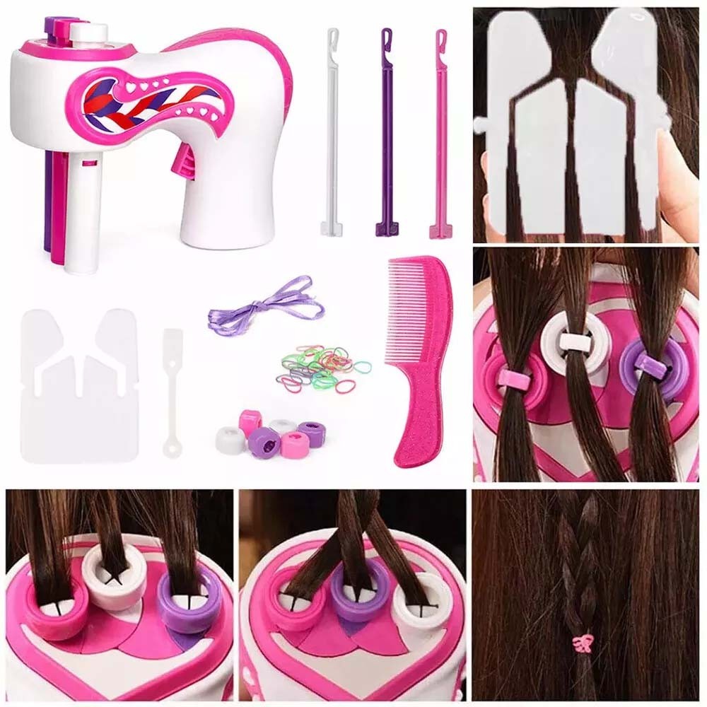 Automatic Hair Braider Electric Hair Braiding Machine DIY Magic Hair ...