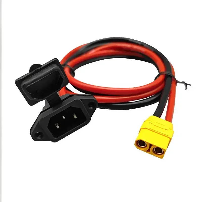 ชายหญิง XT60/XT90 ถึง C14 3pin Power Socket XT60 XT90 แบตเตอรี่รถชาร์จสายไฟเชื่อมต่อพลังงานใหม่ ...