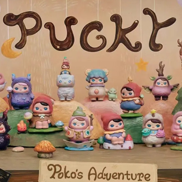 อุปกรณ์เสริม)popmart PUCKY Pokos Adventure Blind Box ของแท้ อินเทรนด์ ...