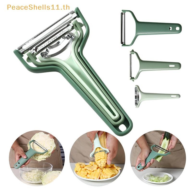 Peaceshells 1 ชุด Multi-functional Peeler Kit ใบมีดสแตนเลสสารพัน ...