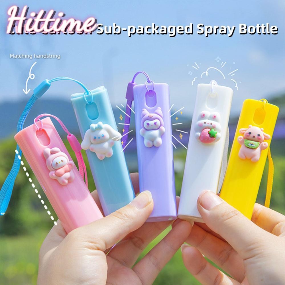 Hittime น่ารักการ์ตูน Subpackage สเปรย์ขวดมินิแบบพกพา Lanyard ขวดย่อย Multicolor Leakproof ...