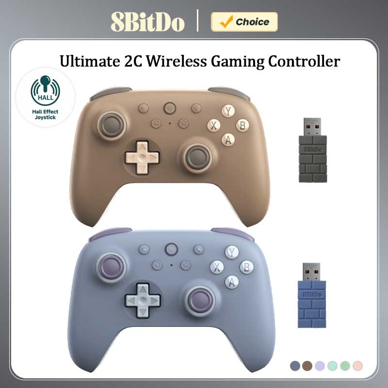 สีใหม่ 8BitDo Ultimate 2C คอนโทรลเลอร์สําหรับเล่นเกมไร้สายจอยสติ๊กเกมแพ ...