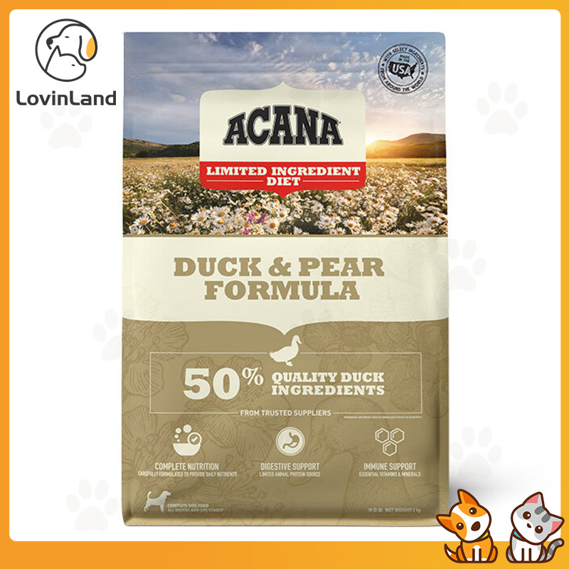 Acana 2KG อาหารสุนัขแบบแห้งปลอดธัญพืชธรรมชาติสําหรับทุกวัย | Shopee ...