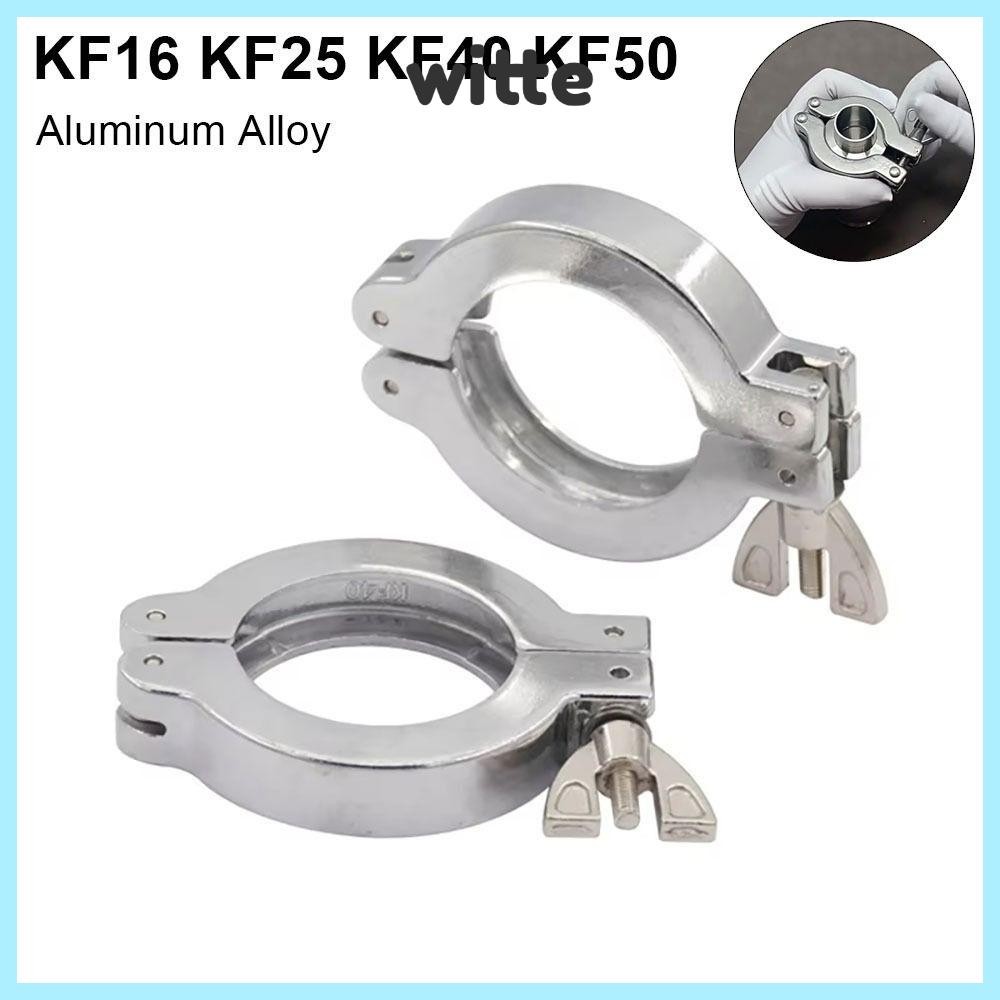 WITTE 1 ชิ้นสูญญากาศ Clamp, KF16 KF25 KF40 KF50 สามจิ๊กคลิปสูญญากาศ, ปรับ Double Pin อลูมิเนียม ...