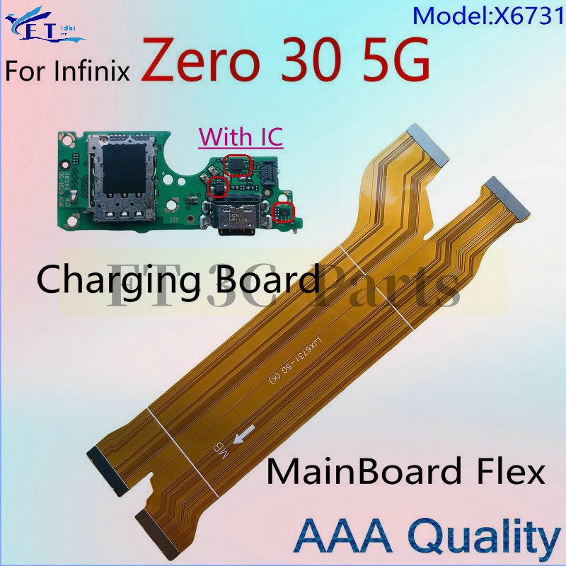 สําหรับ Infinix Zero 30 5G X6731 ชาร์จ USB ชาร์จพอร์ตไมโครโฟน Dock ...