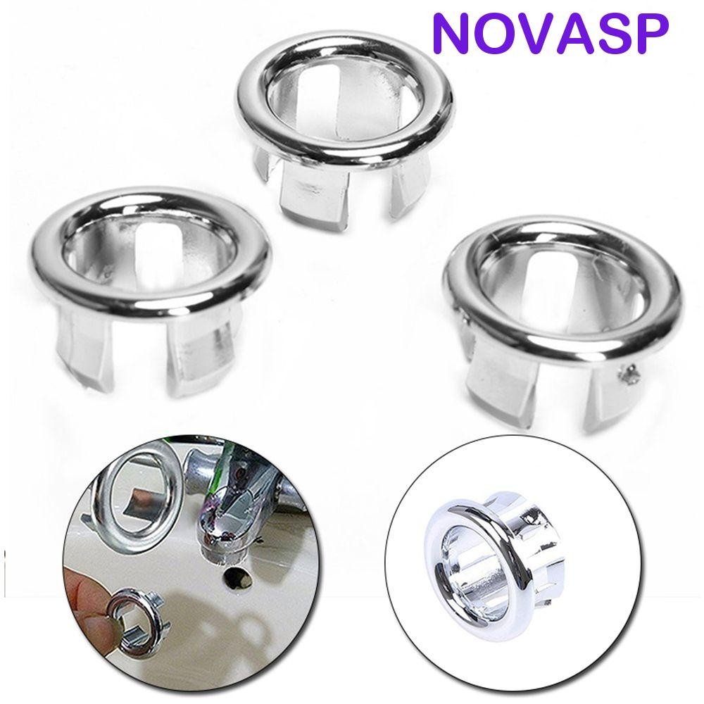 NOVASP Hollow Overflow Cover Trim Chrome Hole ฝาครอบห้องน้ําเซรามิคอ่าง ...
