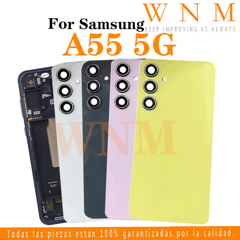 สําหรับ Samsung Galaxy A55 5G A556 SM-A556 LCD กรอบด้านหน้า Bezel ฝา ...