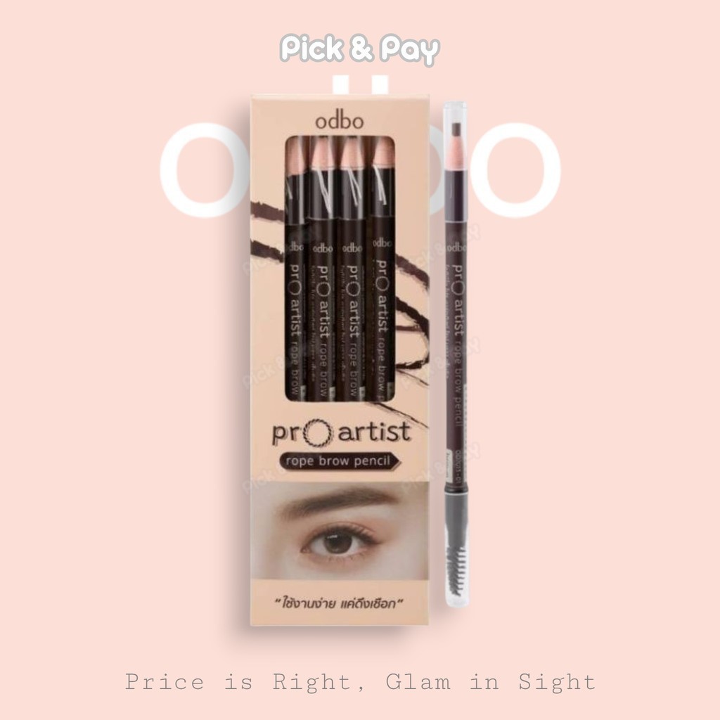 odbo ดินสอเขียนคิ้ว pro artist rope brow pencil (OD7013) | Shopee Thailand