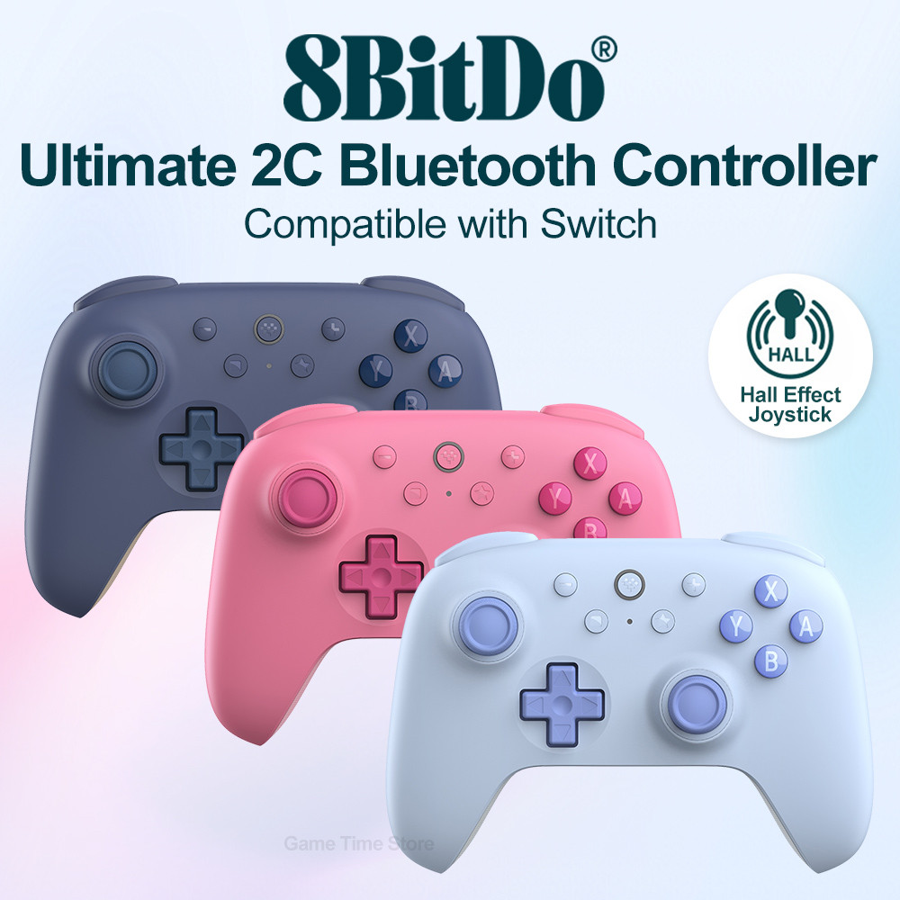 8bitdo Ultimate 2C คอนโทรลเลอร์สวิทช์บลูทูธไร้สาย Gamepad NS อุปกรณ์ ...