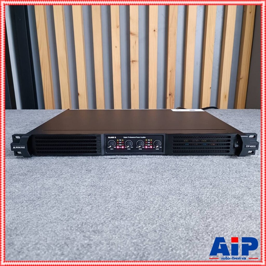 MICROTECH DF-4800 poweramp 4CH เพาเวอร์แอมป์ กำลังวัตต์ 800W ที่ 8โอห์ม ...