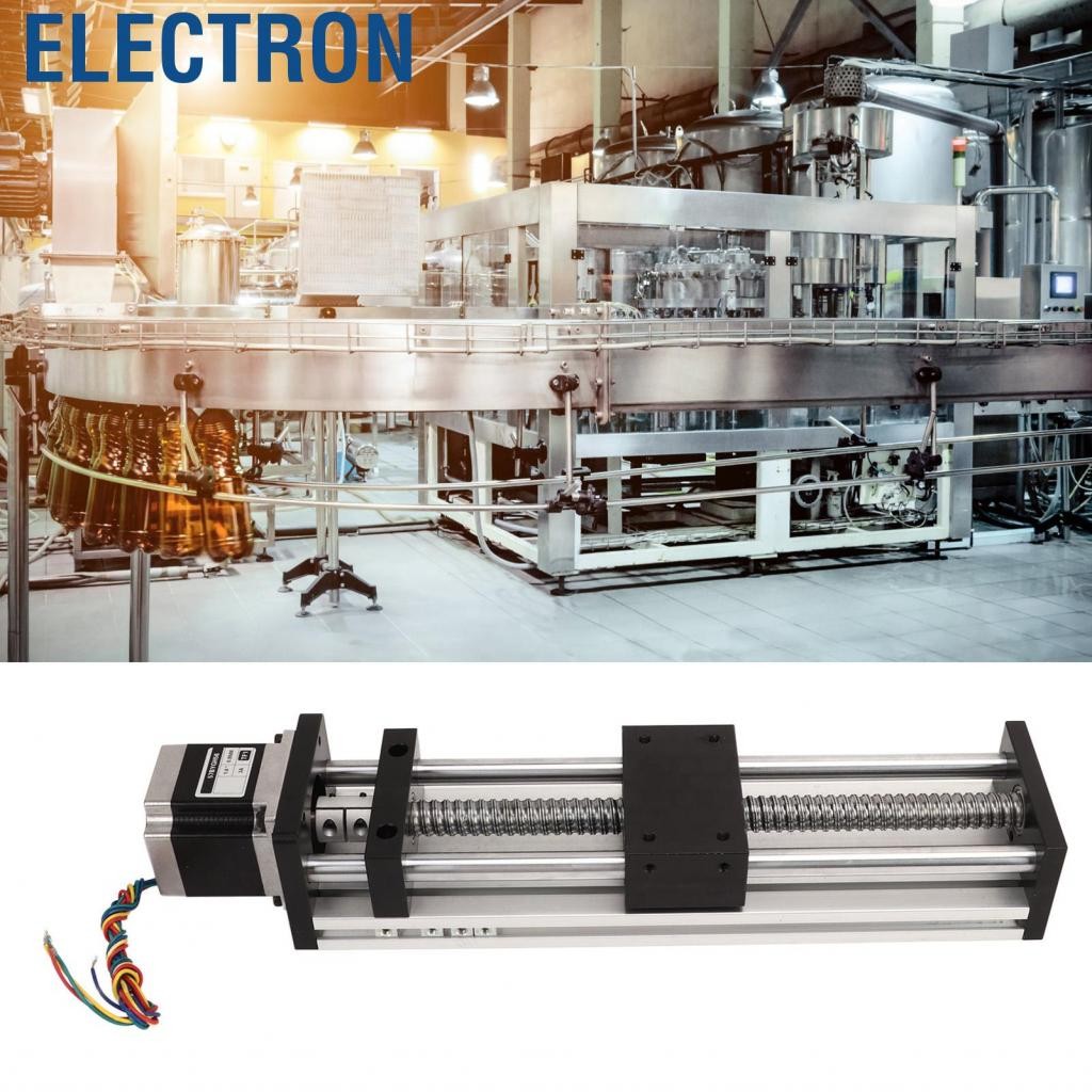 Electron CNC Linear Guide Rail Slide M5 MOVABLE NUTS ACTUATOR Actuator Double Optical Axes 200 ...