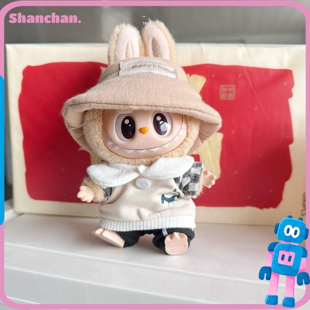 SHANCHAN Labubu เสื้อกันหนาว,ถักของเล่นเด็ก Hand-made Labubu หมวก, DIY ...