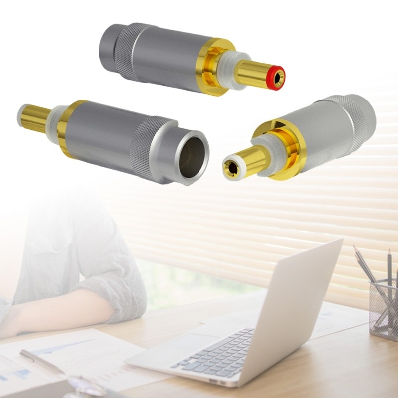 OKE DC5521 5525 Connector Corrosive ทองเหลืองทน 24K Gold Plated เสริม ...