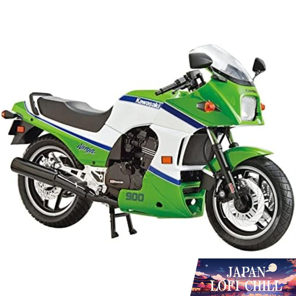 AOSHIMA 1/12 Kawasaki ZX900A GPZ900R Ninja 1985 โมเดลประกอบ สีสำเร็จรูป สำหรับแฟนมอเตอร์ไซค์ ...
