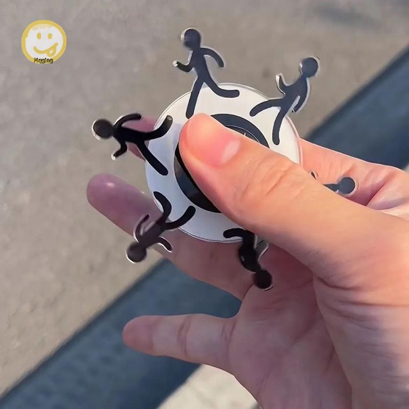 Piqging 1/2/3pcs Stick Man Finger Spinner Matchstick Man Running ...