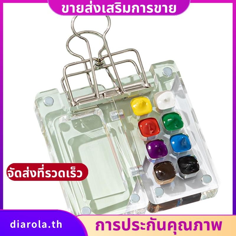 Travel Ready Paint Palette Bundle, Mini Travel Paint Palette Acrylic ...