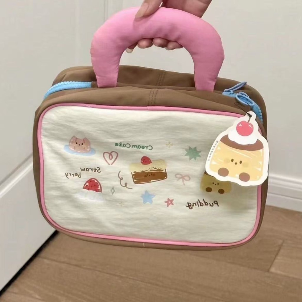 ความจุขนาดใหญ่ Sweet Dopamine All-Match กระเป๋าเครื่องสําอาง 2025 สไตล์ ...