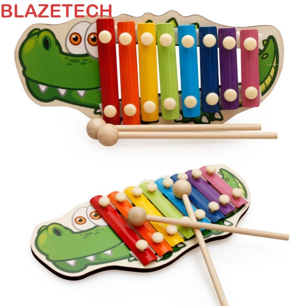 Blazetech ไม้ Xylophone ของเล่นเด็กของเล่นดนตรีตลก Montessori การศึกษา ...