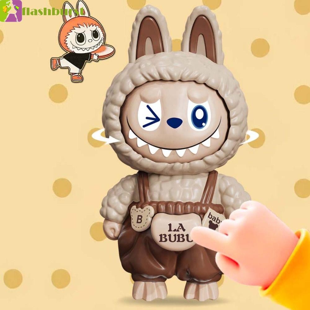 Flashburst Labubu ตุ๊กตาเปลี่ยนหน้า,พร้อมพวงกุญแจ DIY หัตถกรรม Labubu ...