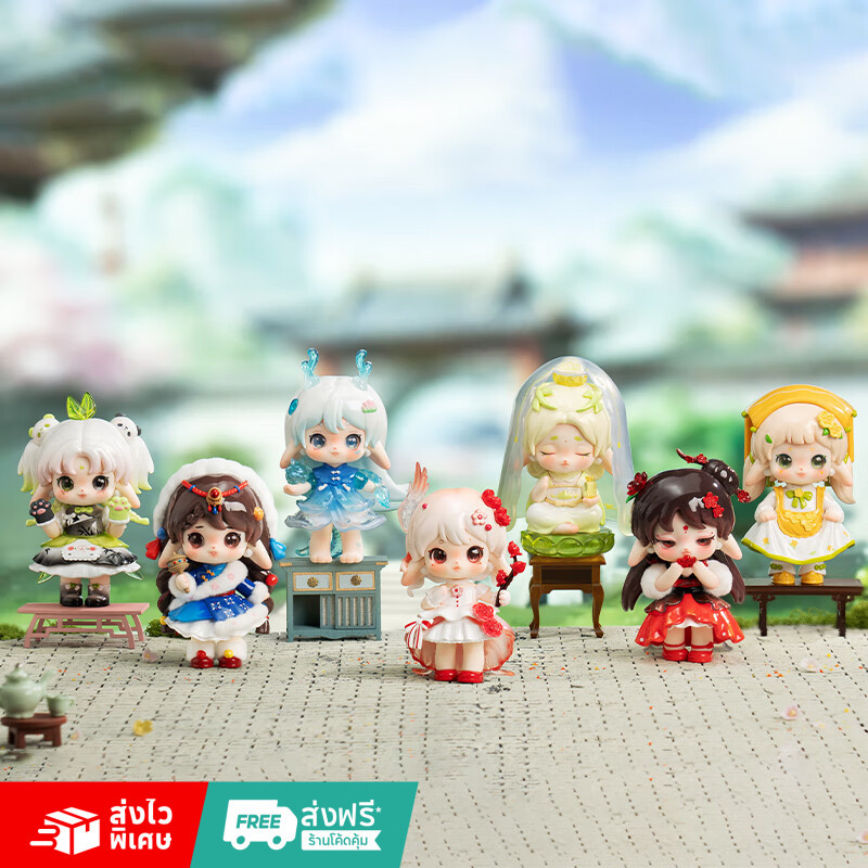 Kkv ของแท้ Ruby Tea Fairy Square Series Blind Box ของเล่นทำมือสุดอิน ...