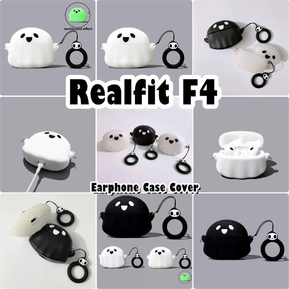 Product image ส่วนลดFor Realfit F4 Case Casing Soft Silicone Headphone ...