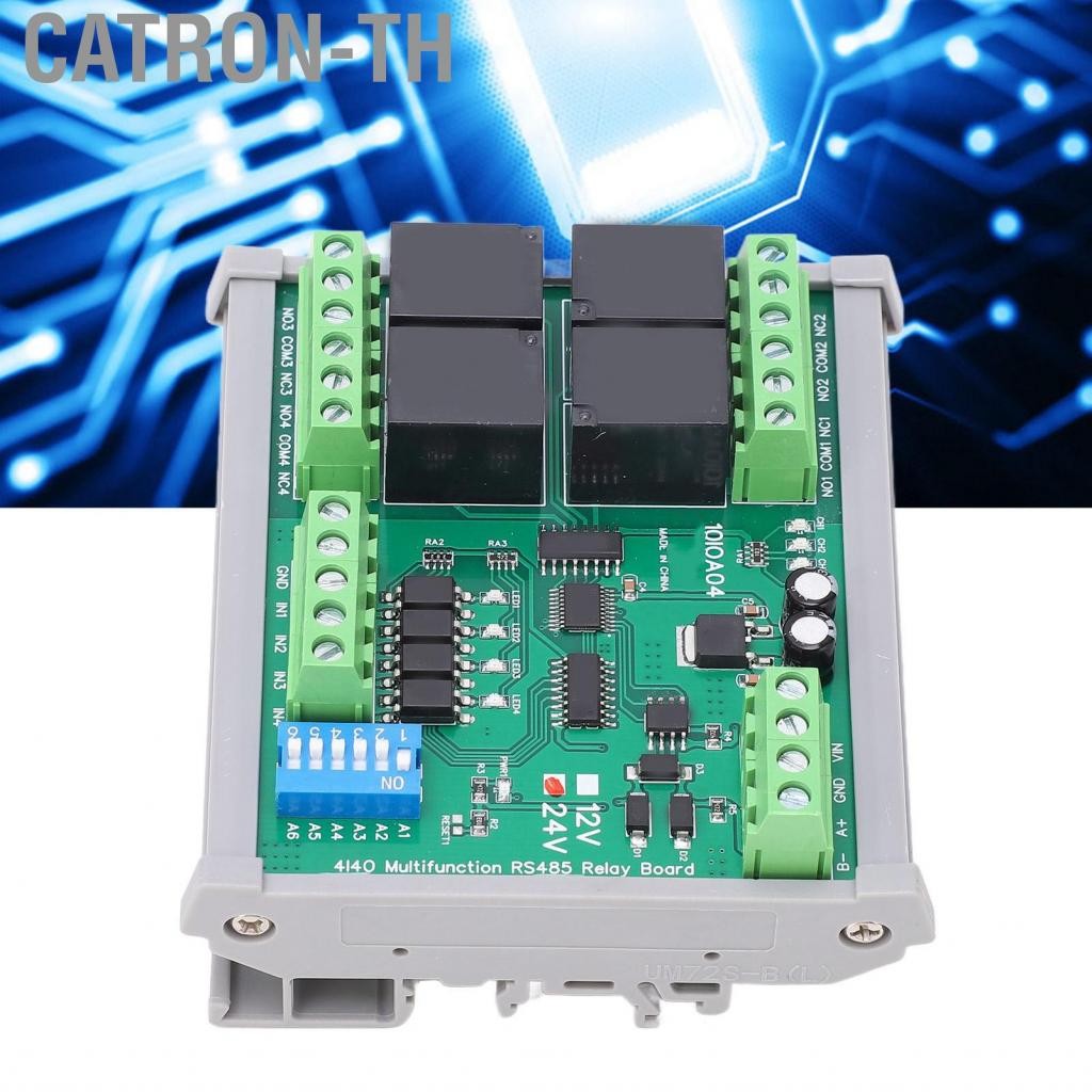 Catron-th โมดูลรีเลย์ 24V PCB 3 โหมดตรวจสอบ RS485 สำหรับการปรับปรุงบ้าน ...
