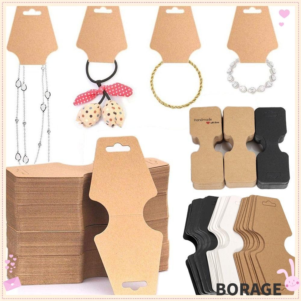 BORAG 50 ชิ้นการ์ดบรรจุอัญมณี,กระดาษผู้ถือจอแสดงผลหลากสีกระดาษแข็ง,สาย ...