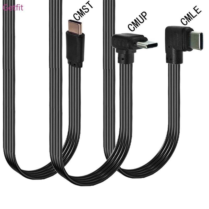 GETF ยืดหยุ่น USB to Type C Data Cord สายชาร์จเร็วสมาร์ทโฟนสายไฟรองรับ ...