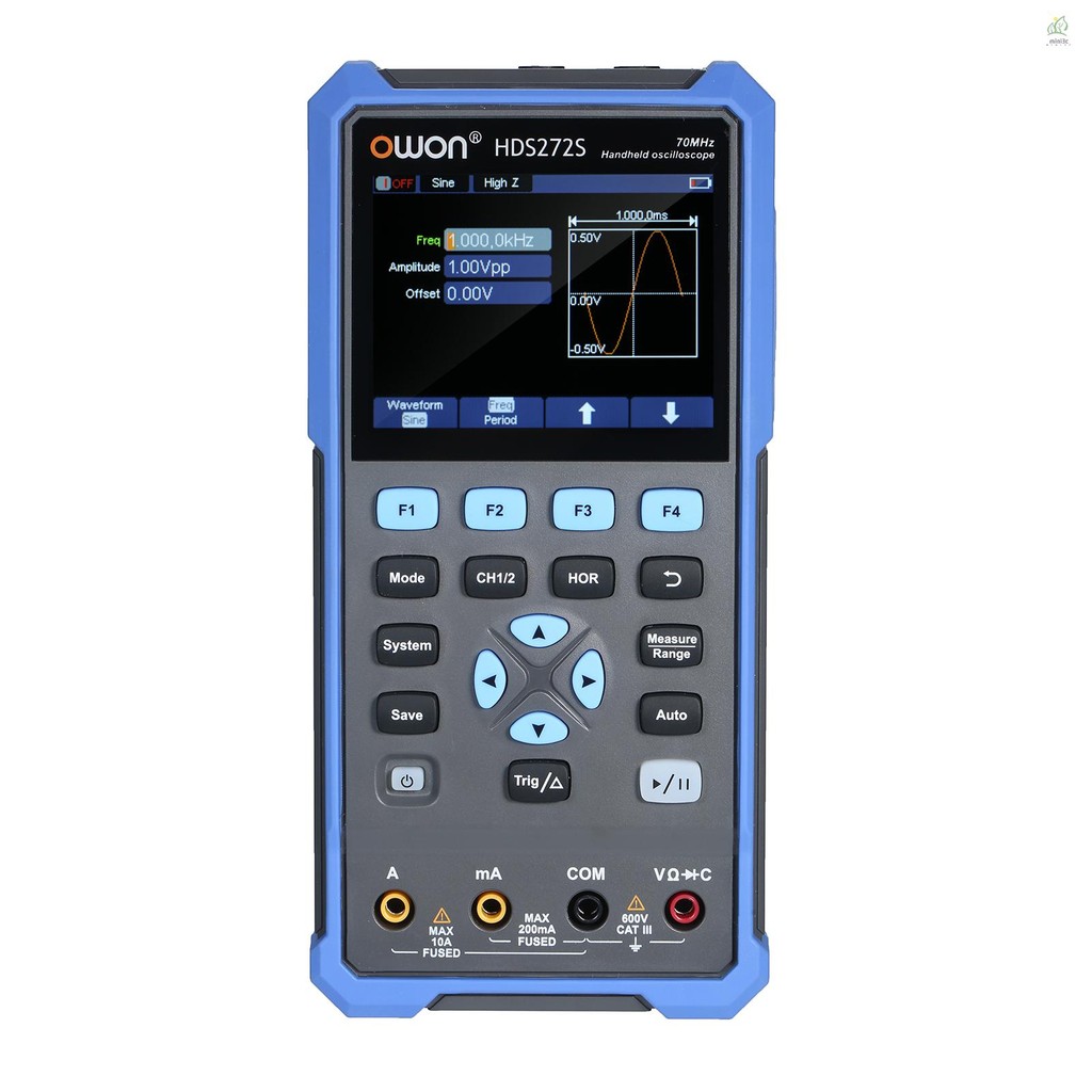 OWON Oscilloscope มัลติมิเตอร์ Waveform Generator HDS272S 2CH 70MHz ...