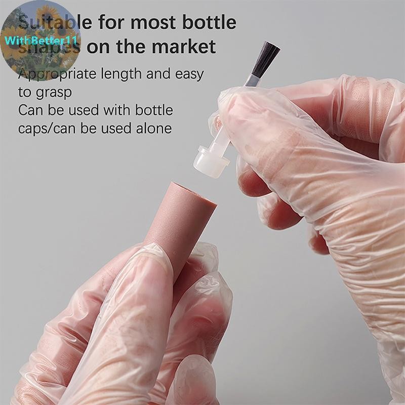 Better 10 ชิ้นแปรงทาเล็บเปลี่ยน Soft Liquid Applicators ยาทาเล็บขวดหัว ...
