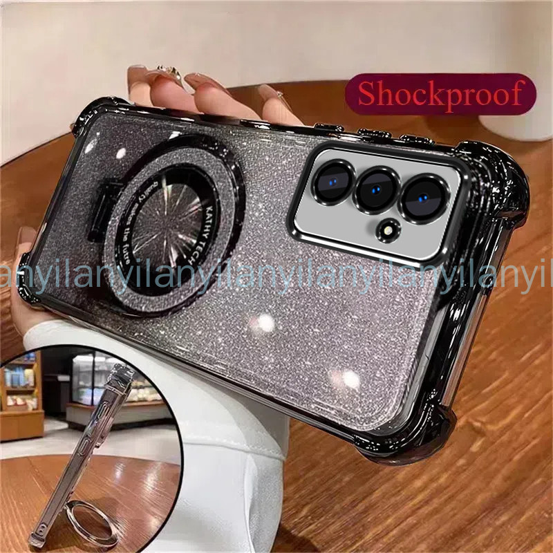 SAMSUNG ปลอกsamsung A14 A24 4G A25 A34 5G A54 5Gสี่มุมกันกระแทกชุบ ...